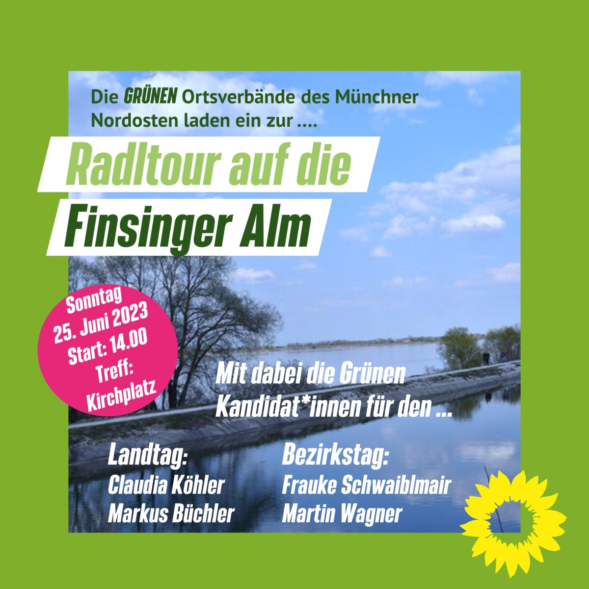 Radtour zur Finsinger Alm am 25.06.23 | Ismaning